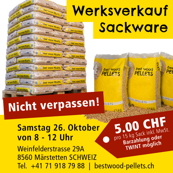 best wood PELLETS | Holzpellets vom Spezialisten | Werksverkauf Sackware